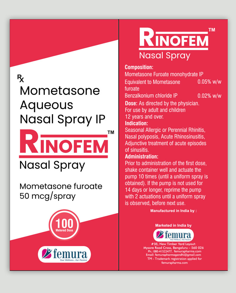 Rinofem Nasal Spray - Femura Pharma